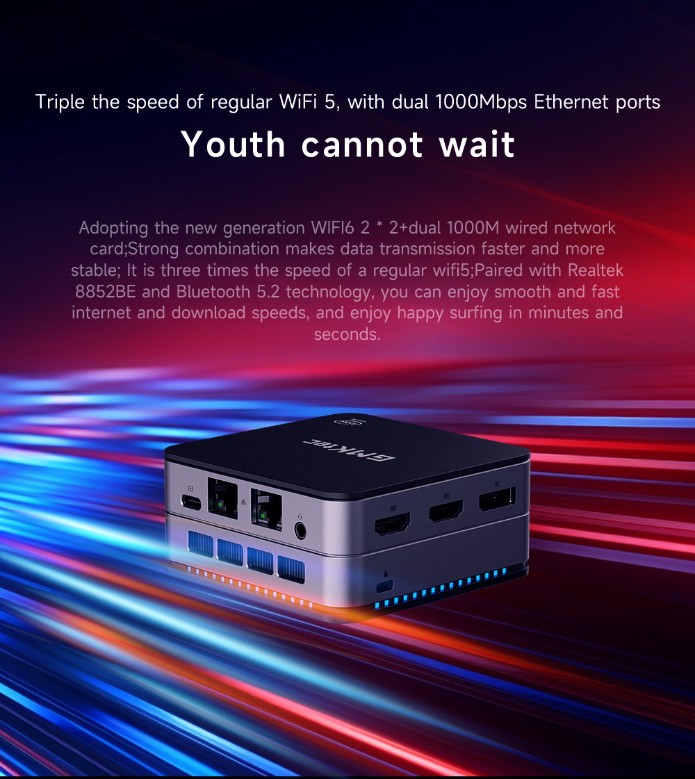 MLLSE GMKtec G2 Mini PC Windows 11 Pro Alder Lake N100 Intel 12th DDR5 ...