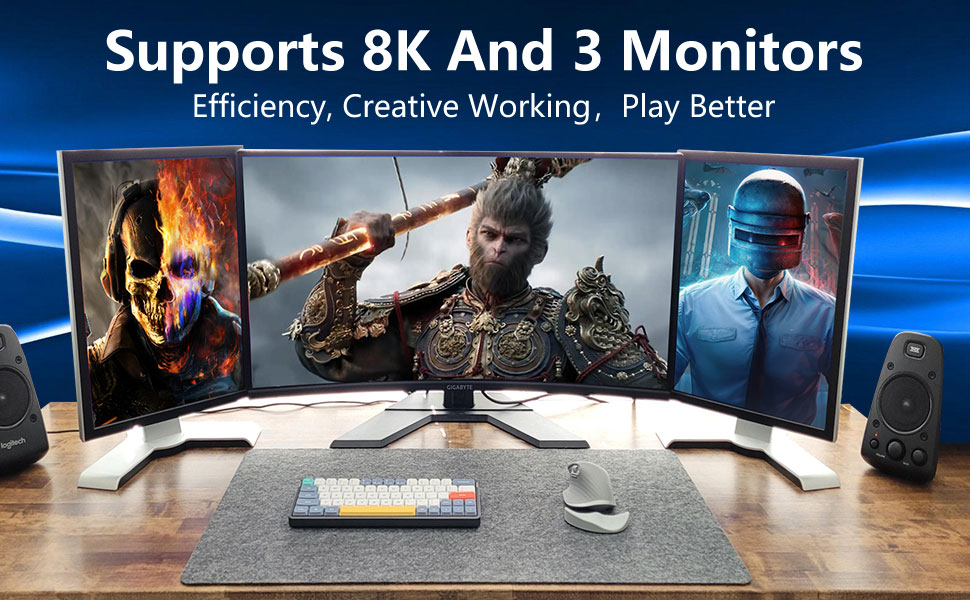 GPVHOSO RX 580 8GB Graphics Card, 2048SP 1284MHz GDDR5 256bit Radeon ...