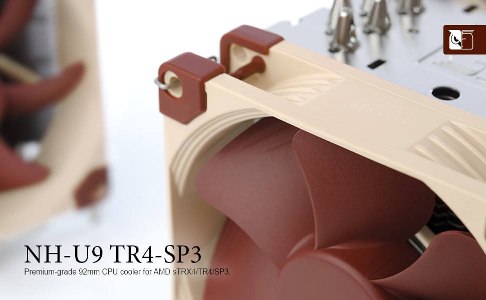 Noctua NH-U9 TR4-SP3, Premium CPU cooler for AMD sTRX4/TR4/SP3 (92mm ...