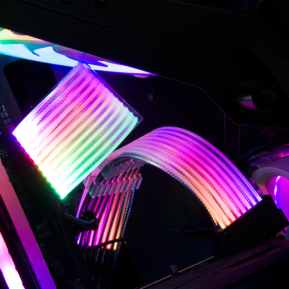 SAMA 24 Pin ARGB Extension Cable Lighting PCB Board 5V 3pin Connoctors ...