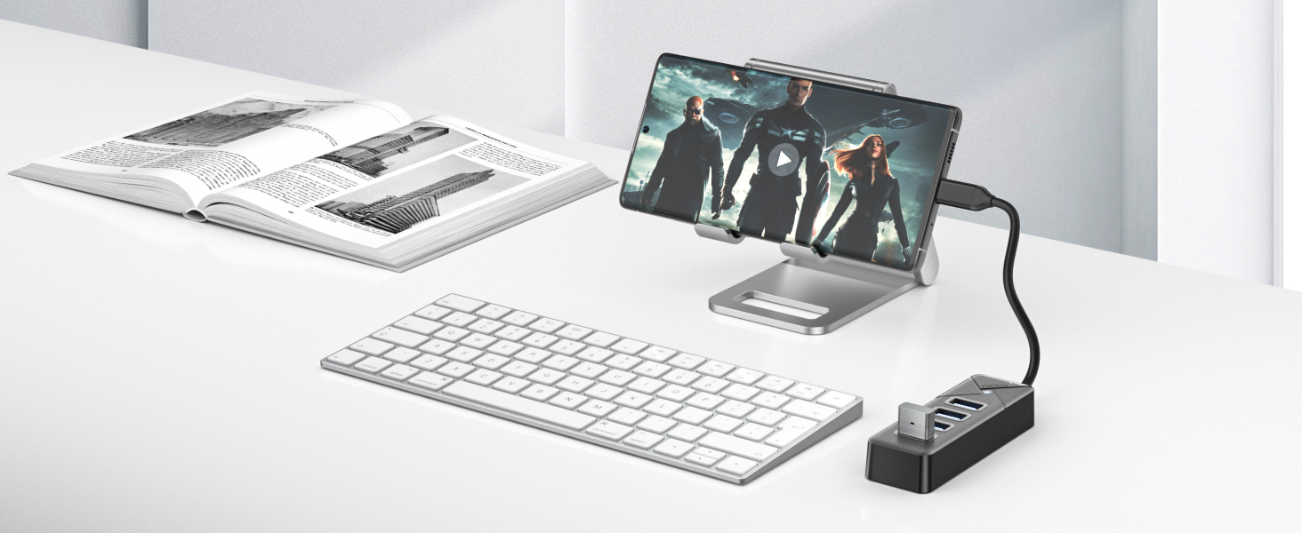 GiGimundo By Yottamaster USB C Hub 3.0-4-Port USB Hub for Laptop, USB ...