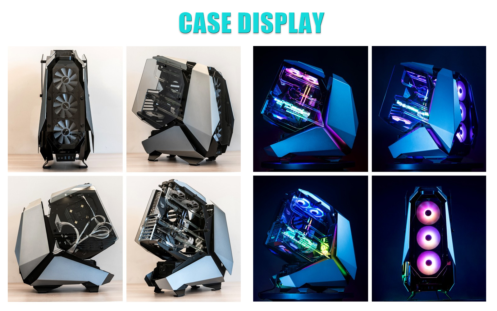 JONSBO MechWarrior MOD-5 Gaming Computer Case Support ATX Motherboard ...