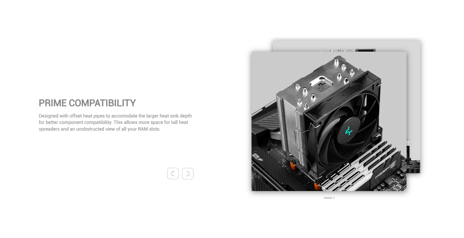 DeepCool AG500 Single-Tower CPU Cooler ,Boasting Five Direct-Contact ...