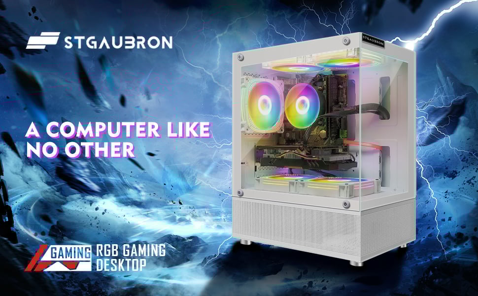 STGAubron Gaming Desktop PC,Intel Core i7-6700 up to 4.0G,32G DDR4,2T ...