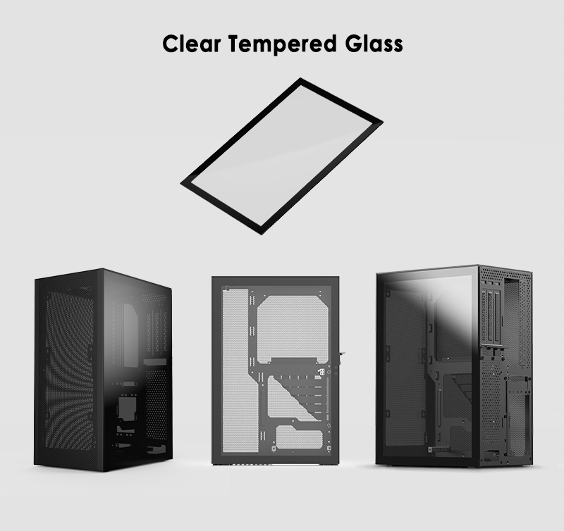 SSUPD Meshlicious Case Accessory - Clear Tempered Glass Side Panel for ...