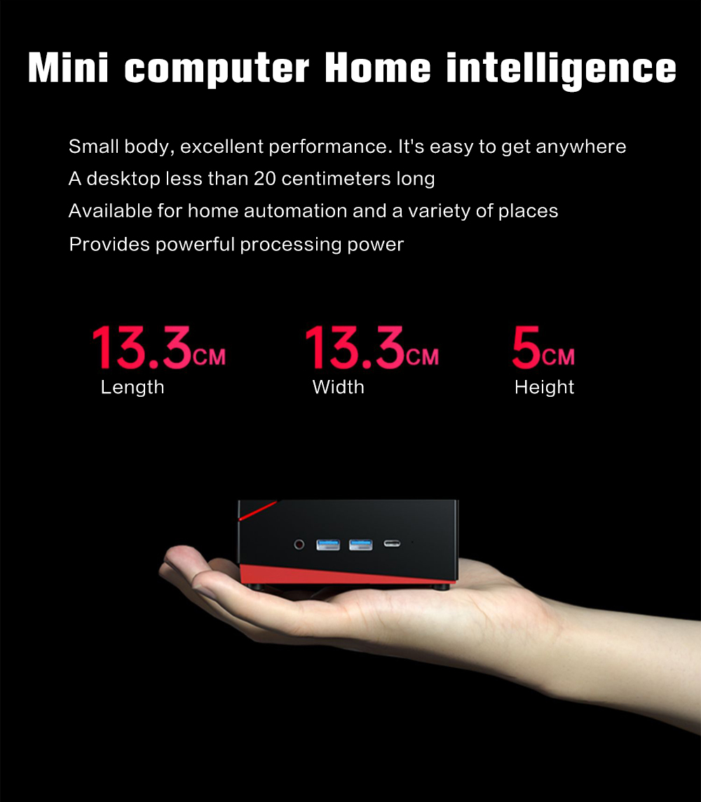 51RISC AMD Ryzen R7 5825U Mini PC 8G 16G 32G RAM with Vega Graphics 4K ...