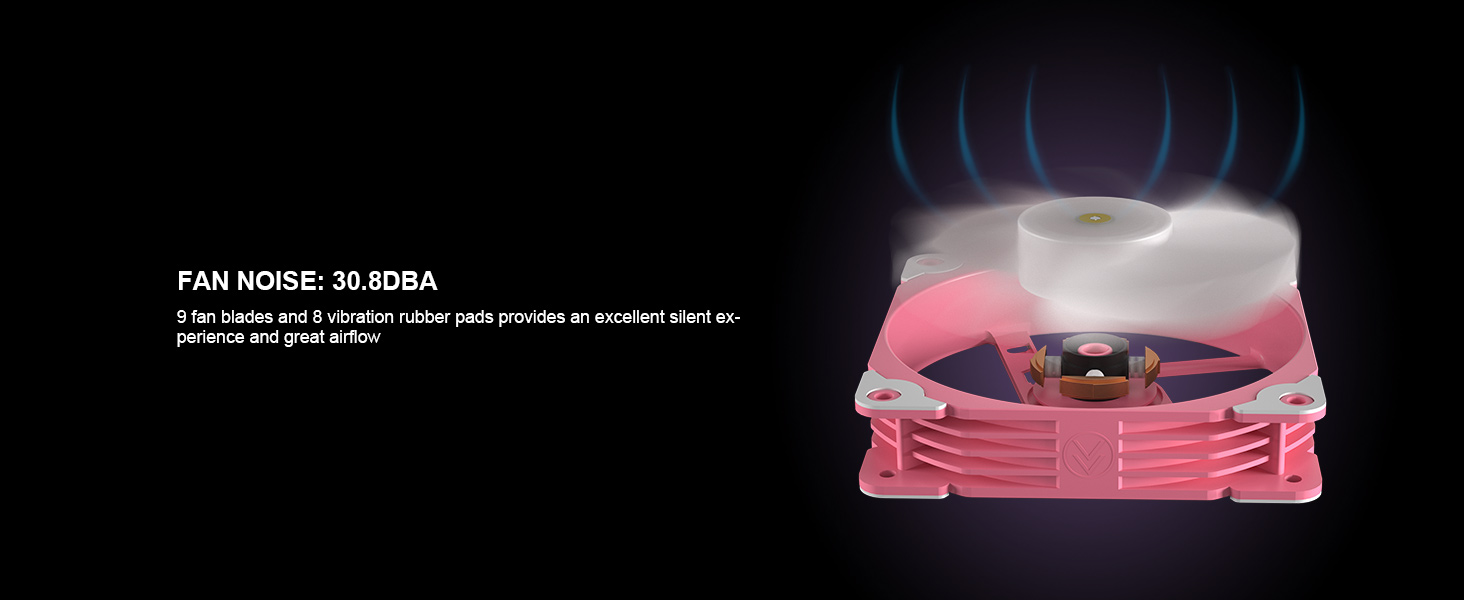 Vetroo V240 Pink Liquid CPU Cooler 240mm Addressable RGB & PWM Pump ...