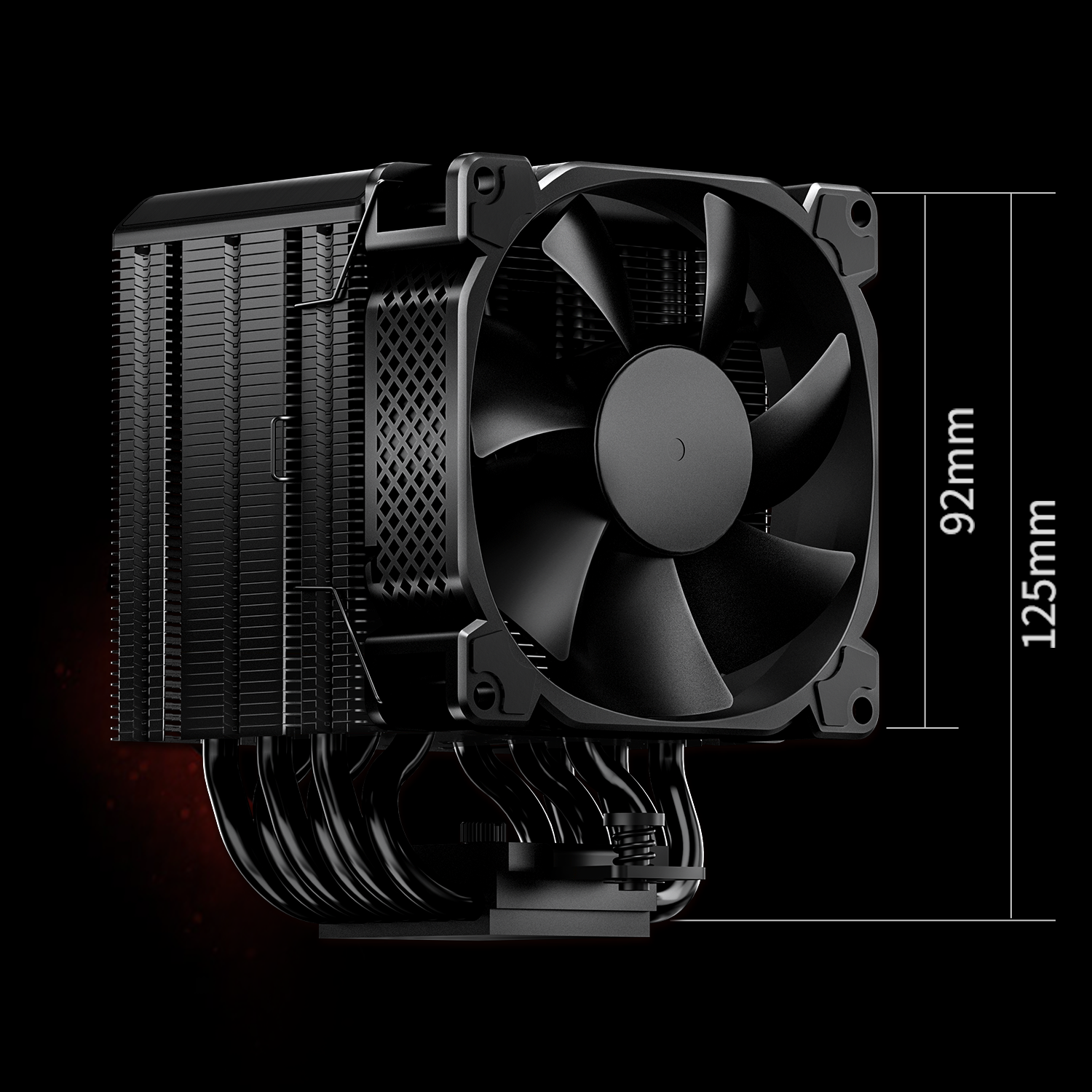 JONSBO HX6210 High Performance Air Cooler for ITX,6 Heatpipes 46 ...