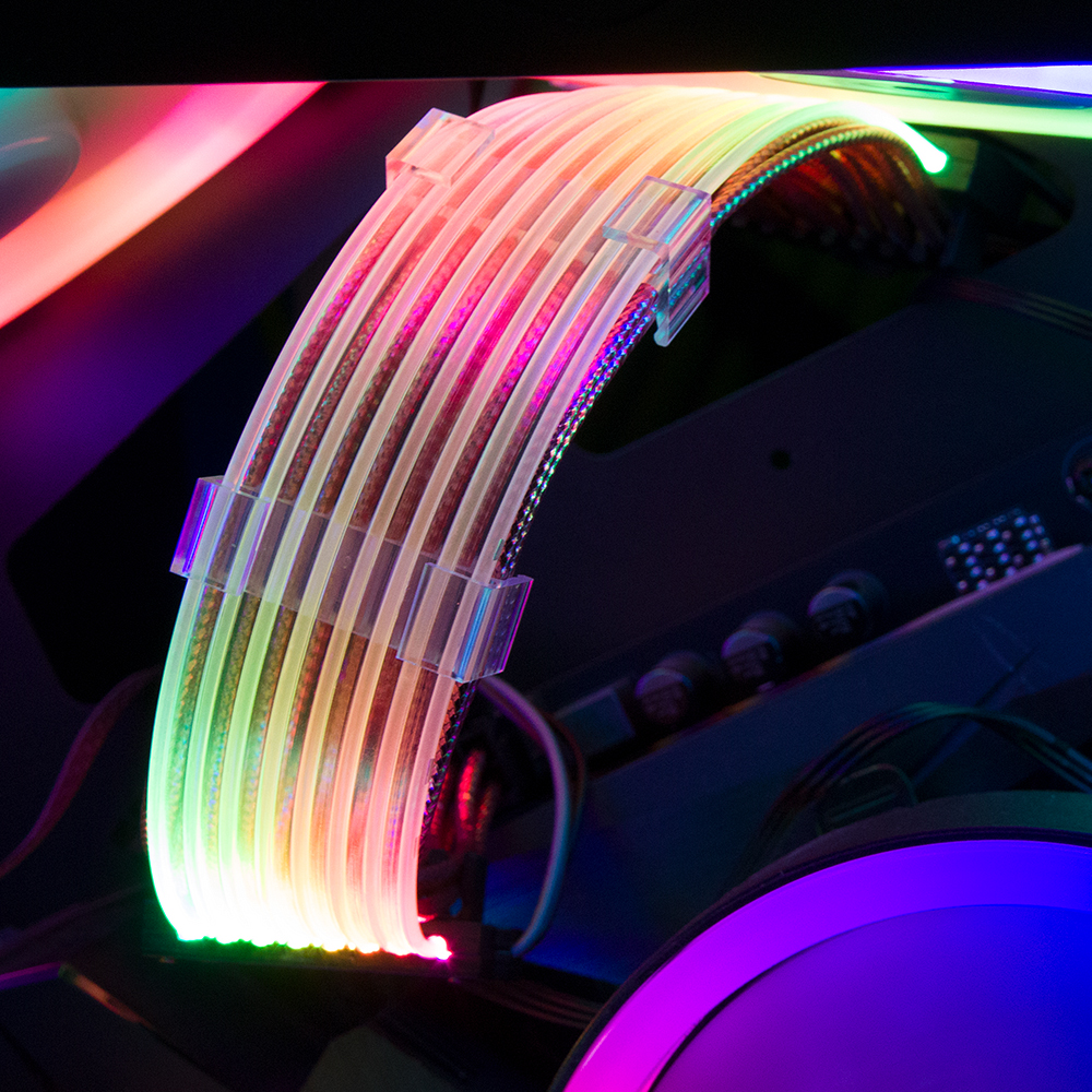 SAMA 24 Pin ARGB Extension Cable Lighting PCB Board 5V 3pin Connoctors ...