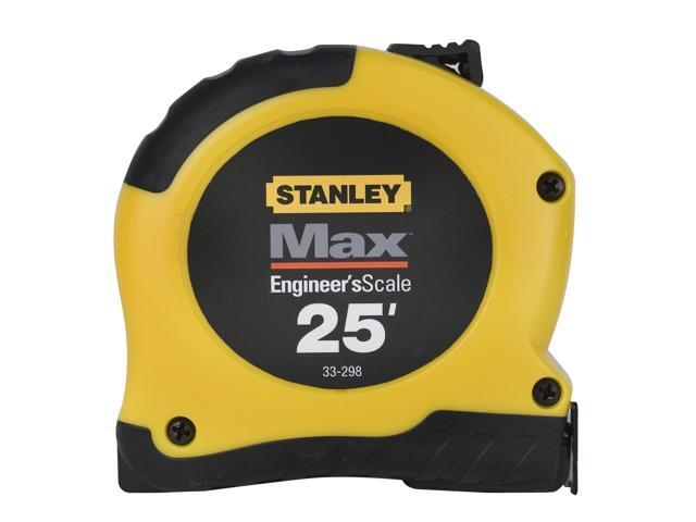 Stanley Hand Tools 33-298 1-1/8" X 25' Stanley® Max™ Yellow Engineer's ...