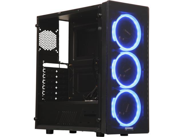 RAIDMAX NEON RGB G21-RWB Black Computer Case - Newegg.com