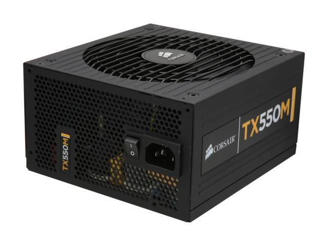 CORSAIR Enthusiast Series TX550M 550W ATX12V v2.31 / EPS12V v2.92 80 ...