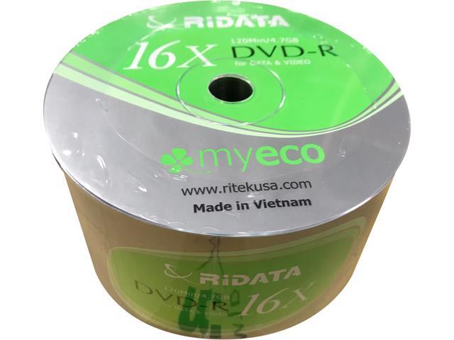 RiDATA 4.7GB 16X DVD-R 50 Packs Disc Model DRD-4716-RD50ECOW - Newegg.com