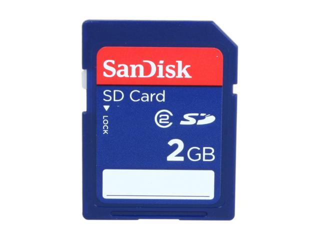 SanDisk 2GB Secure Digital (SD) Standard SD Card Model SDSDB-2048-P36 ...