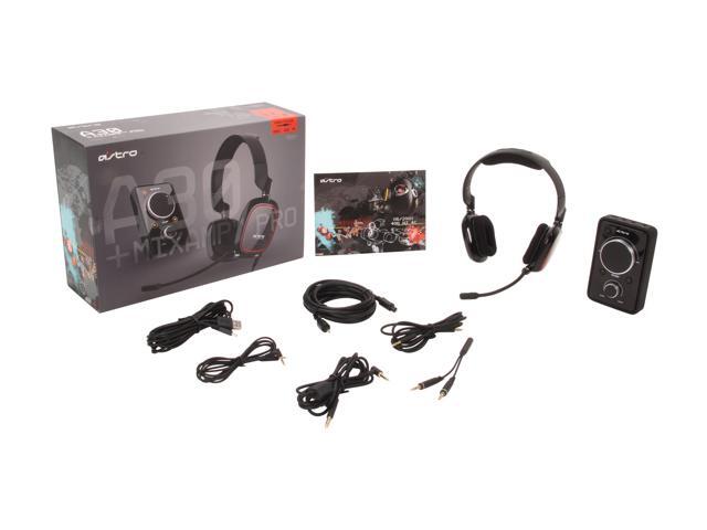 Astro Gaming A30 Circumaural Wired Headset + MixAmp Pro - Black ...