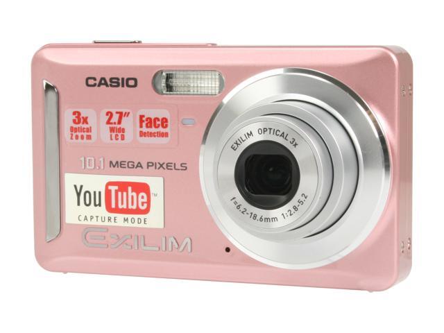 CASIO Exilim EX-Z29 Pink 10.1 MP 3X Optical Zoom Digital Camera - Newegg.com