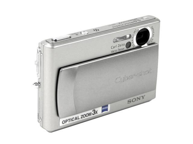 SONY DSC-T1 Silver 5.1MP 3X Optical Zoom Digital Camera - Newegg.com