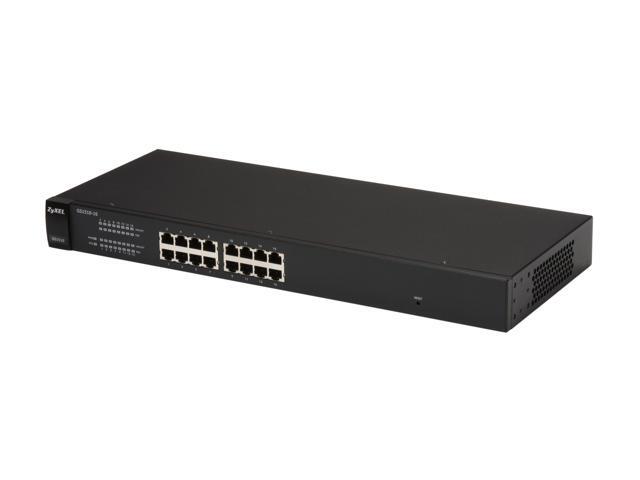 ZyXEL GS1510-16 Managed 16-Port Web-Managed Gigabit Ethernet Switch ...