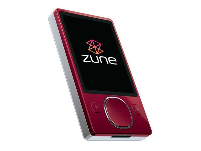Microsoft Zune 3.2" Red 120GB MP3 / MP4 Player - Newegg.com