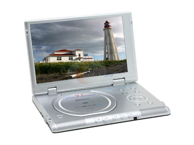 Shinco SDP-1250 Portable MPEG4 DVD Player w/10.2" LCD, 3-in-1 Card Slot ...