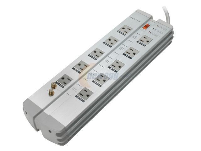 Belkin Pure AV F9A1033fc10 10 Outlet Isolator Home Theater Surge ...