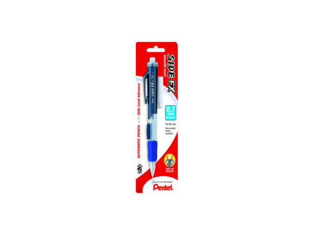 Pentel Side FX PD257 Mechanical Pencil 0.7 mm Lead Size - Blue Barrel ...