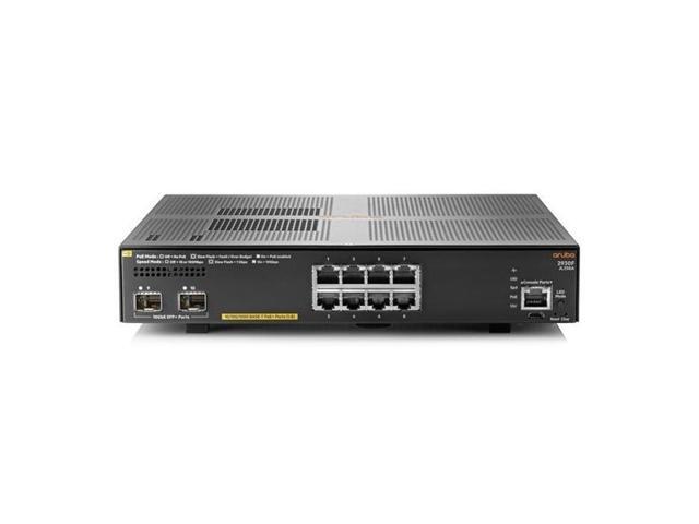 HP JL258A Aruba 2930F 8G PoE+ 2SFP+, Fixed Port L3 Managed Ethernet ...