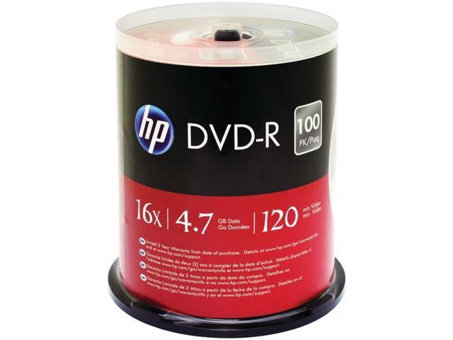HP 4.7GB 16X DVD-R 100 Packs Disc Model DM16100CB - Newegg.com