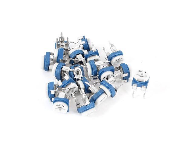 Passive Components 100pcs 500 Ohm Vertical Pcb Preset Variable Resistor Trimmer Potentiometer