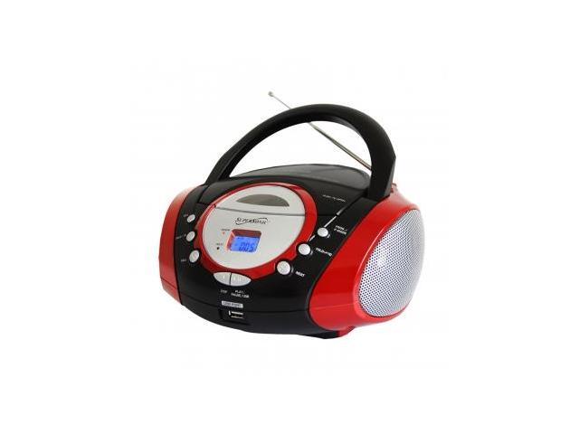 Supersonic Portable Mp3/Cd Player With Usb/Aux Input & Am/Fm Radio ...