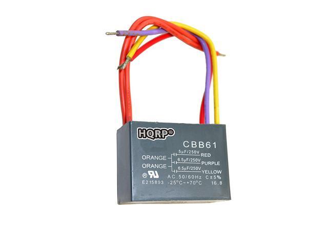 Ceiling Fan Capacitor Cbb61 5uf 4 Wires | Shelly Lighting