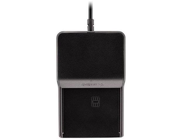 Cherry TC1100 Stand Alone PCSC/EMV Contact Smart Card Reader Black Usb ...