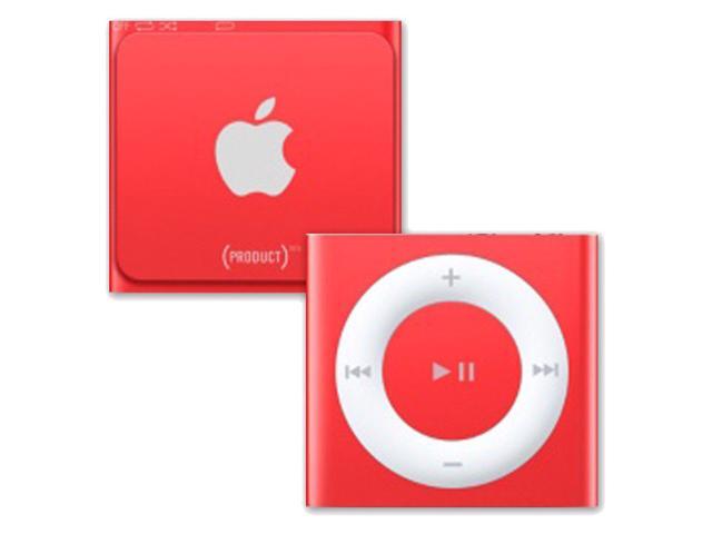 Refurbished: Apple iPod shuffle 4th Generation 2GB (PRODUCT) RED Red ...