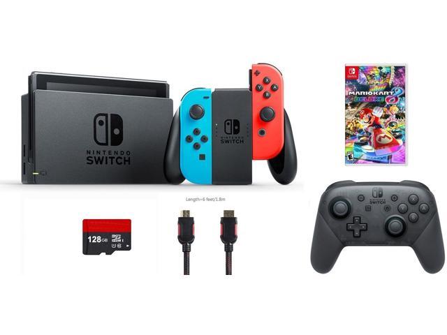 Nintendo Switch Bundle 6 Items Nintendo Switch 32gb Console Red And