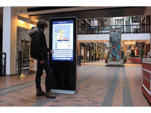 50inch Interactive Smart kiosk with LG IPS panel and 6point touch ...