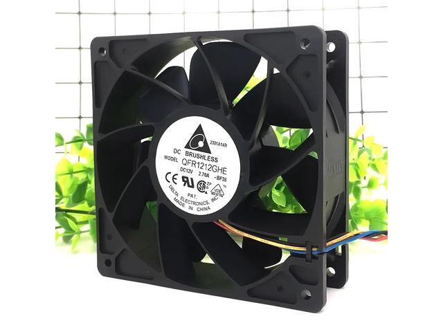 Original Delta QFR1212GHE DC12V 2.70A 12038 12CM Delta Bitcoin Miner ...