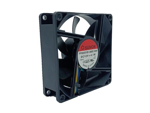 PF80251B1-000C-S99 8025 12V 4pin 4wire pwm Server Cooling Fan 8cm 4.1W ...