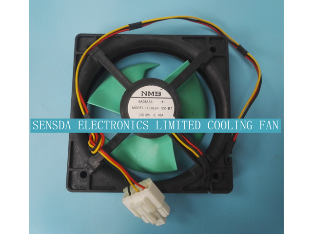 6A21A72-F2 Refrigerator fan NMB 11338JH-12K-BT DC14V 0.15A Refrigerator ...