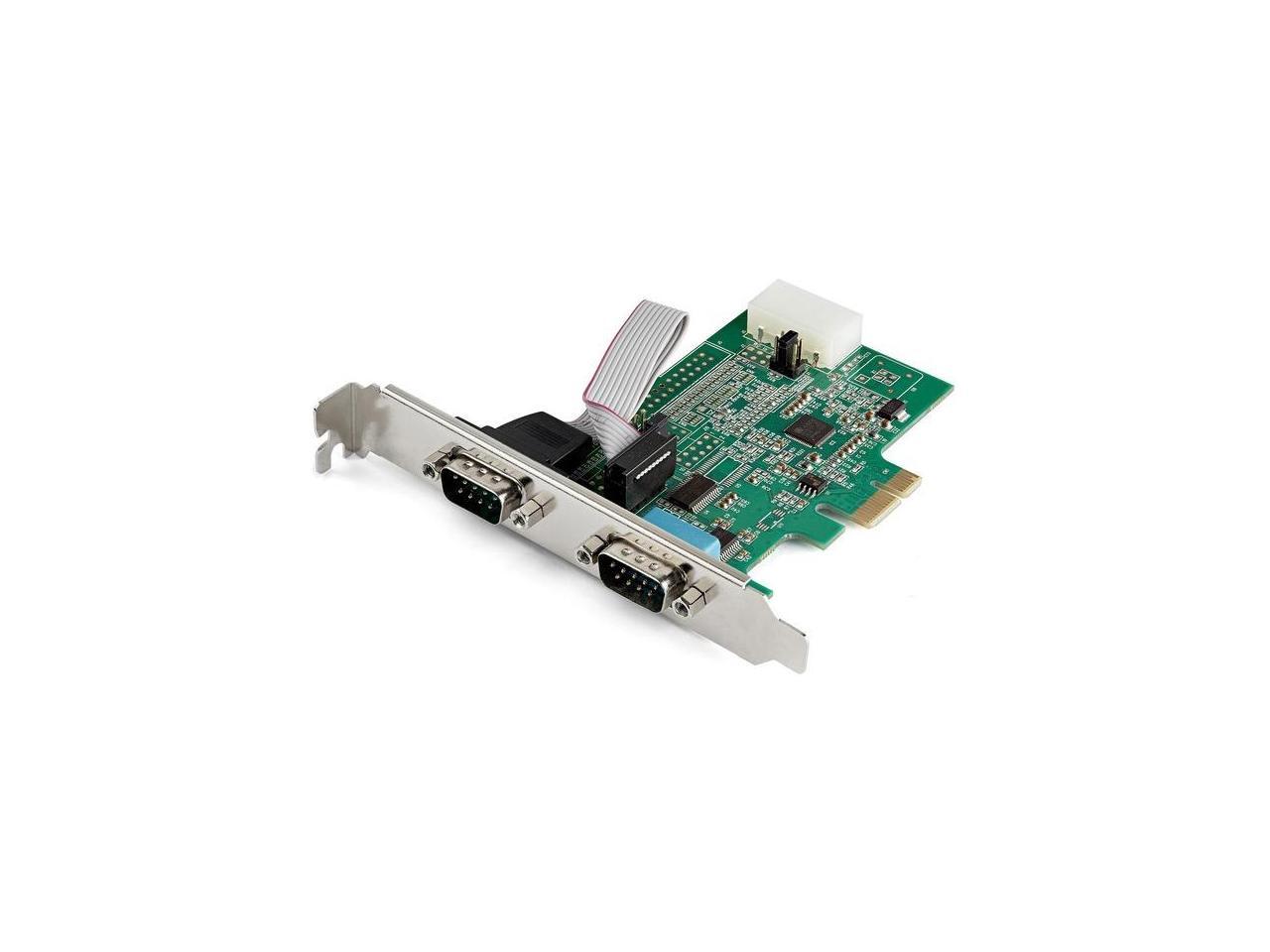 StarTech 2 Port PCIe RS232 Serial Adapter Card PEX2S953 65030888332 | eBay