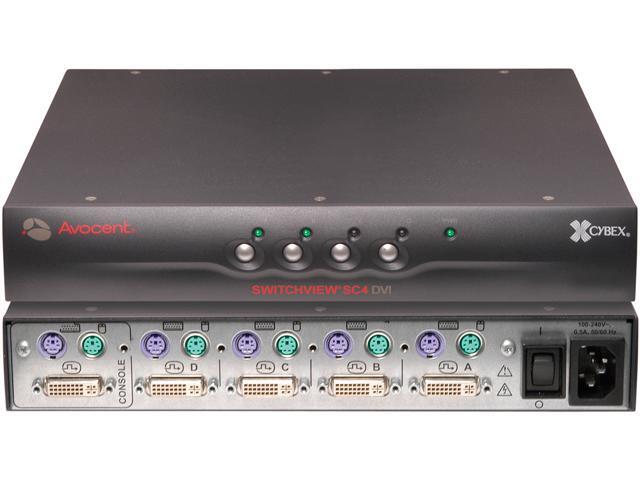 Avocent SC4PDV-001 SwitchView SC4 DVI KVM Switch - Newegg.com