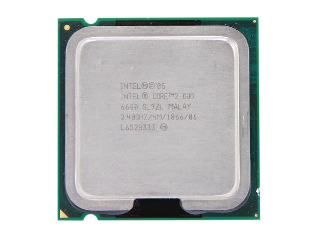 Original Intel Core 2 Duo E6600 Socket Lga 775 Cpu