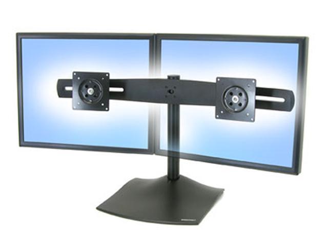 Ergotron 33-322-200 DS100 Dual-Monitor Desk Stand and Mount ...