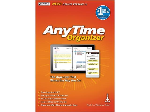 Individual Software AnyTime Organizer Deluxe 16 - Download - Newegg.com