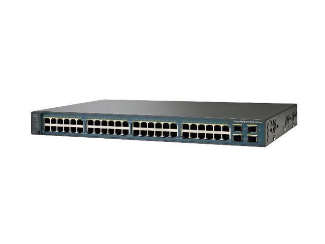 CISCO Catalyst 3750 WS-C3750X-48T-L Stackable Ethernet Switch - Newegg.com