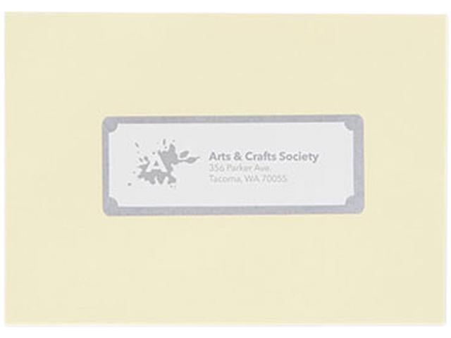 Avery 6530 7278206530 Easy Peel Address Labels 1 00 X 2 63 Silver 