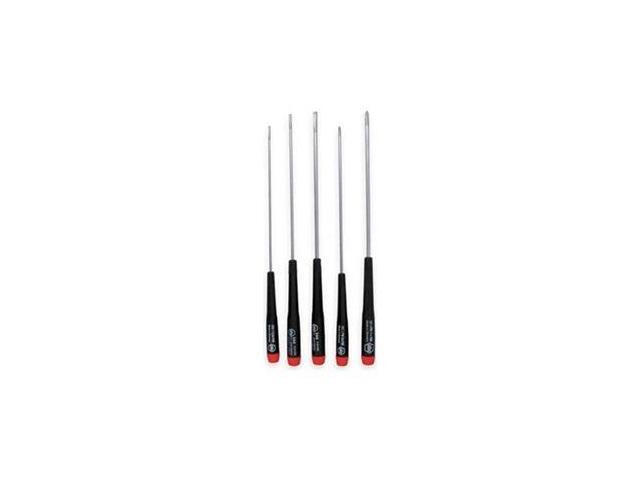 Wiha Precision Long Slotted/Phillips Screwdrivers (5 Piece Set) 3-Pack