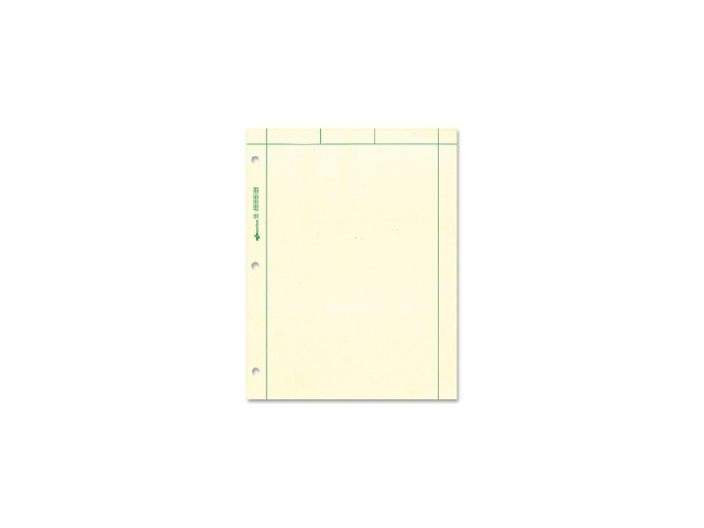 Rediform 42389 National Computation Pad 200 Sheets Letter 8.50" x 11" - 200 / Pad - Green Paper ...