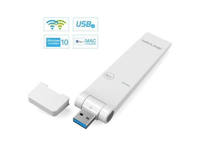 Wavlink AC1300 USB Wireless Adapter High Gain Dual Band 5Ghz 867Mbps + 2.4GHz 300Mb Network ...