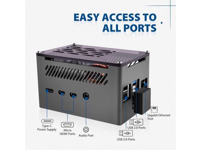 Geeekpi Mini Tower Kit GeeekPi Ini Tower UPS Kit,Raspberry Pi ICE Tower ...