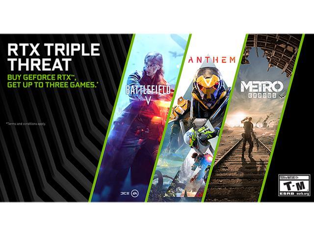 NVIDIA Gift - RTX Triple Threat Bundle- Battlefield V - Newegg.com